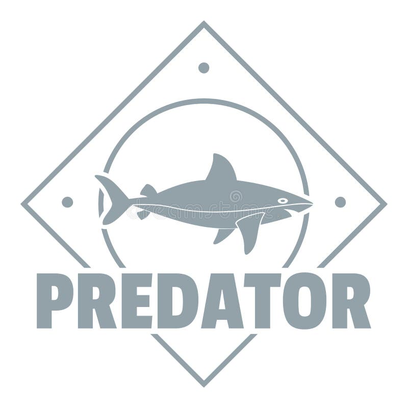 Predator Ocean Fish in Hunting Mode in Full Color Stock Illustration ...