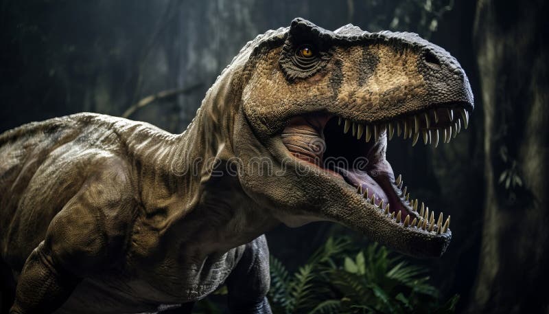 Predatory Dinosaur in the Jungle Stock Photo - Image of spinosaurus ...