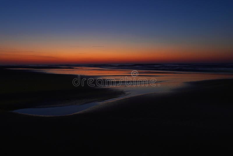 Predawn Light on the North Carolina Coast Stock Image - Image of dawn ...