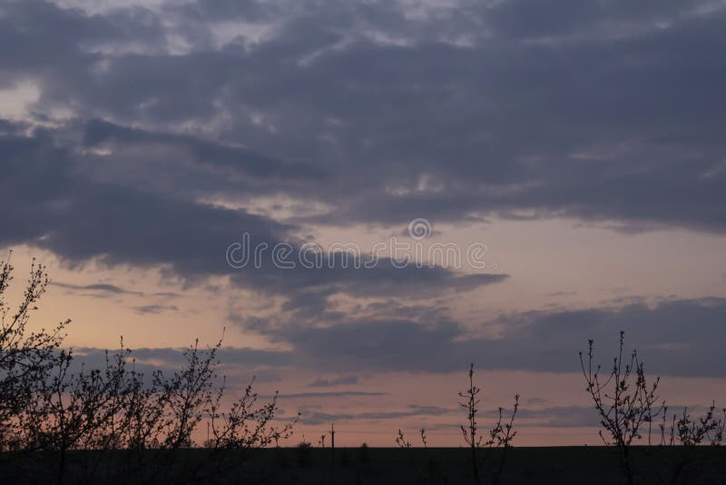 Predawn time. Horizon stock image. Image of sunlight - 181929701