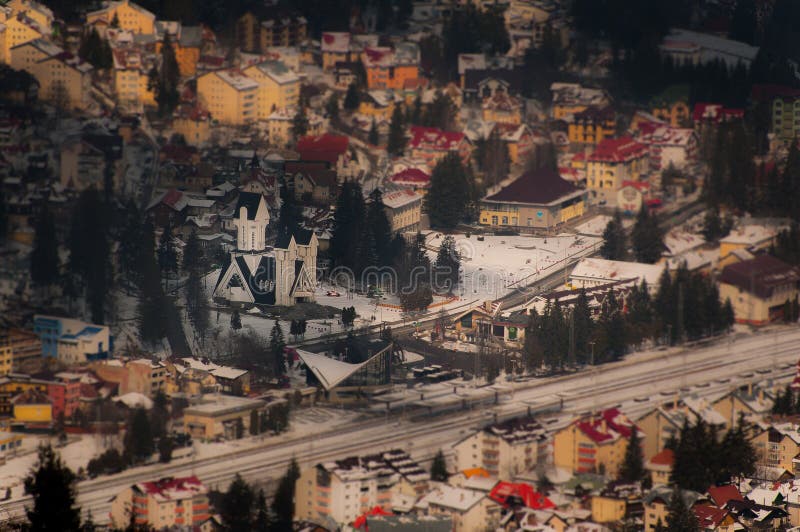 Predeal stock photo. Image of snow, predeal, winter, landscape - 51972698