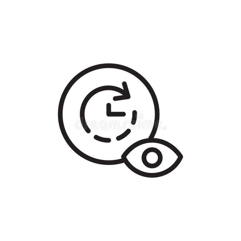 Predict, Forecast Icon Outline Vector for Web Ui Stock Vector ...