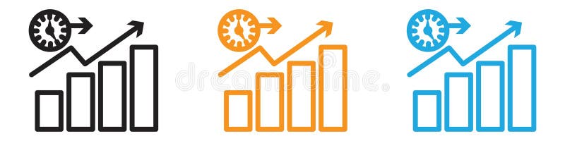 Predict, Forecast Vector Logo Set Collection for Web App Ui Stock ...