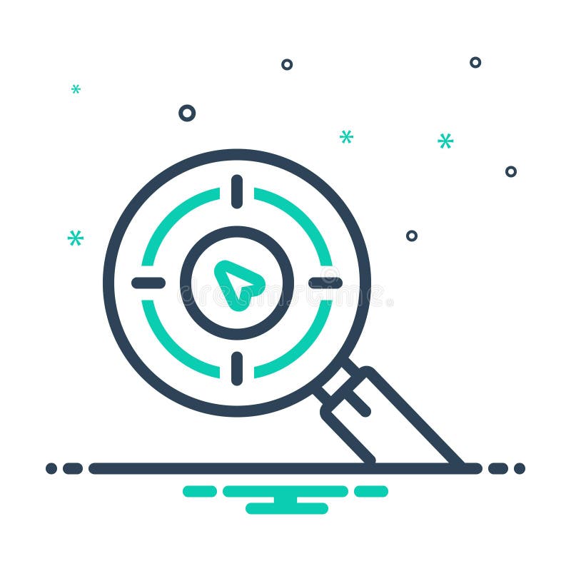 Mix Icon for Predict, Forecast and Envision Stock Vector - Illustration ...