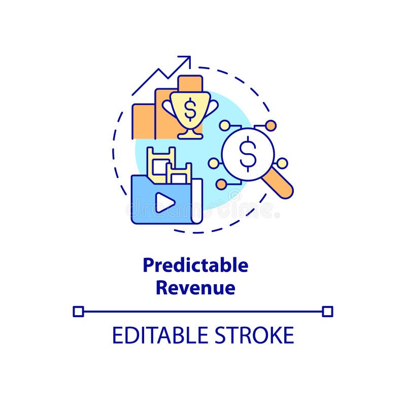 Predictable Revenue Concept Icon Stock Vector - Illustration of idea ...