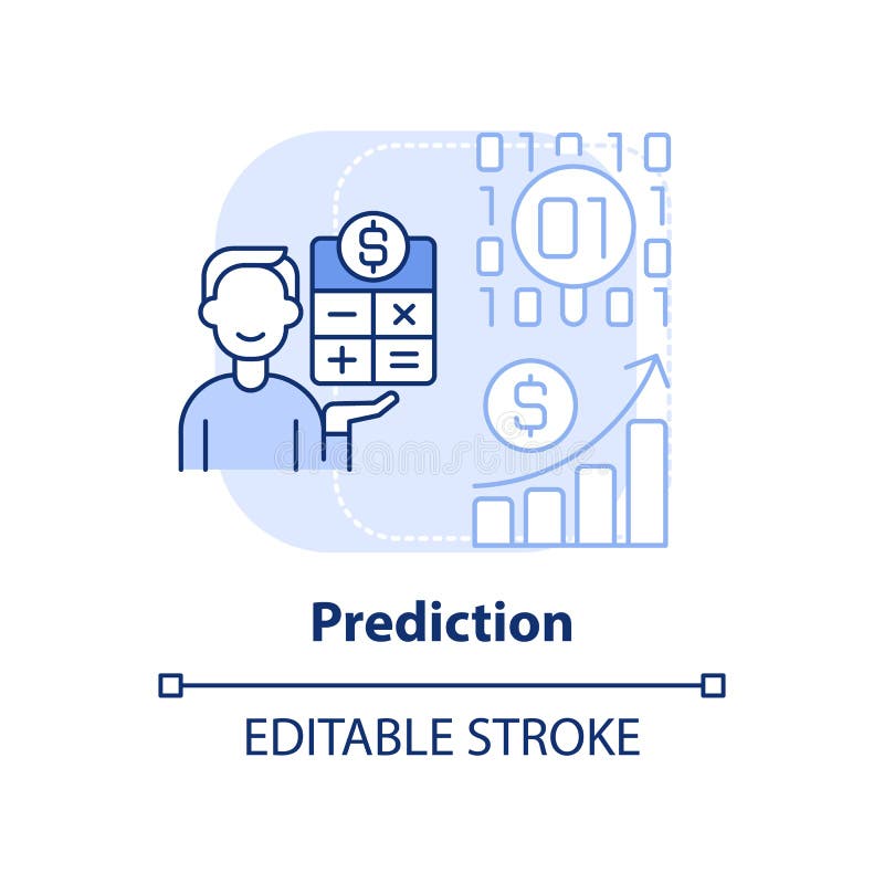 Prediction Outline Vector Icon. Thin Line Black Prediction Icon, Flat ... Prediction Outline Vector Icon. Thin Line Black Prediction Icon, Flat ...