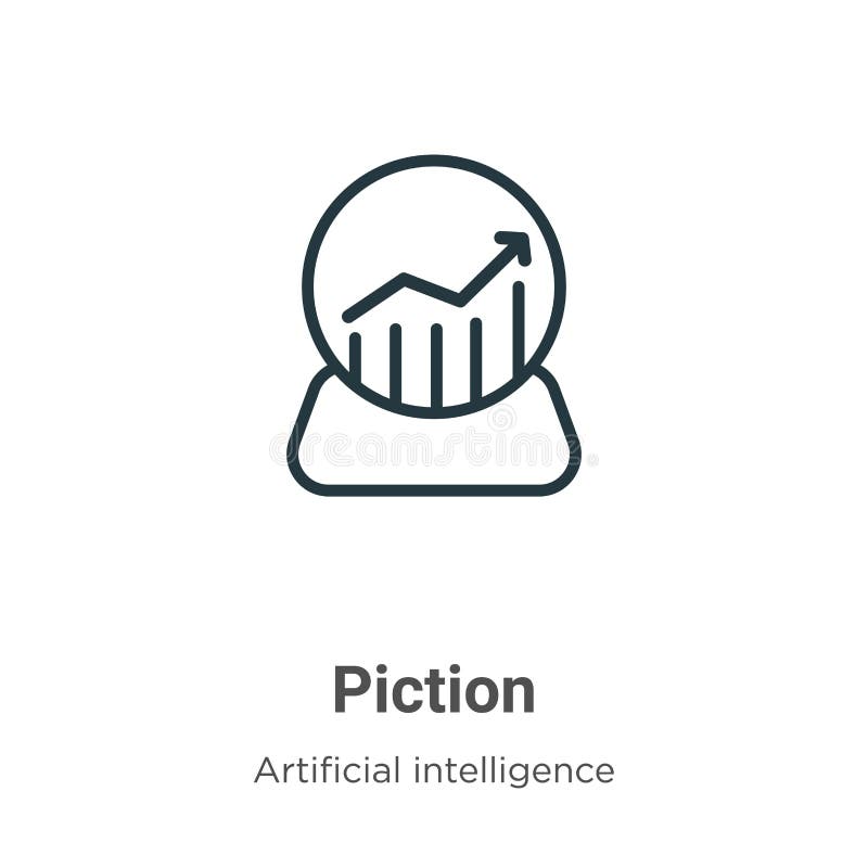 Prediction Vector Icon on White Background. Flat Vector Prediction Icon ...