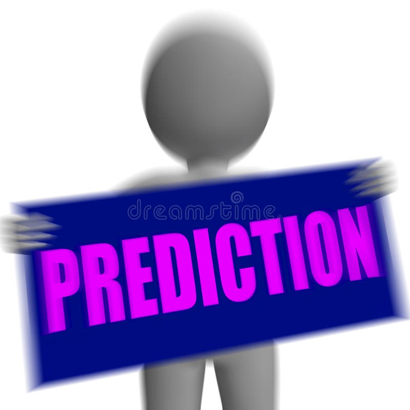 Prediction Sign Character Displays Future Forecast And Destiny Stock ...