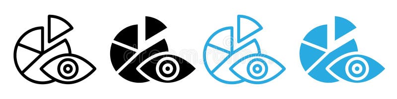 Predictive Analytics Icon Logo Set Vector Stock Vector - Illustration ...