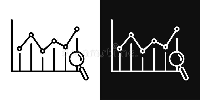 Predictive analytics icon stock illustration. Illustration of research ...