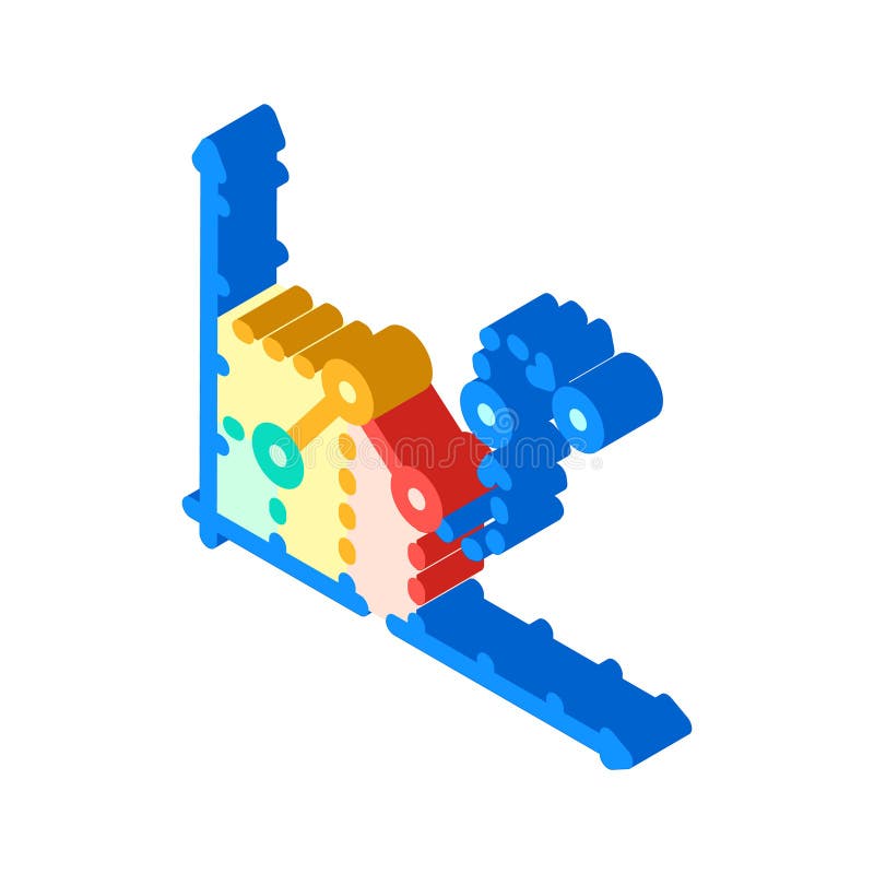 Predictive Analytics Isometric Icon Vector Illustration Stock ...