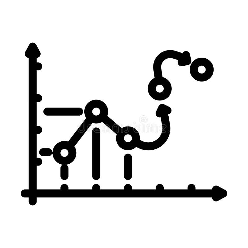 Predictive Analytics Line Icon Vector Illustration Stock Illustration ...