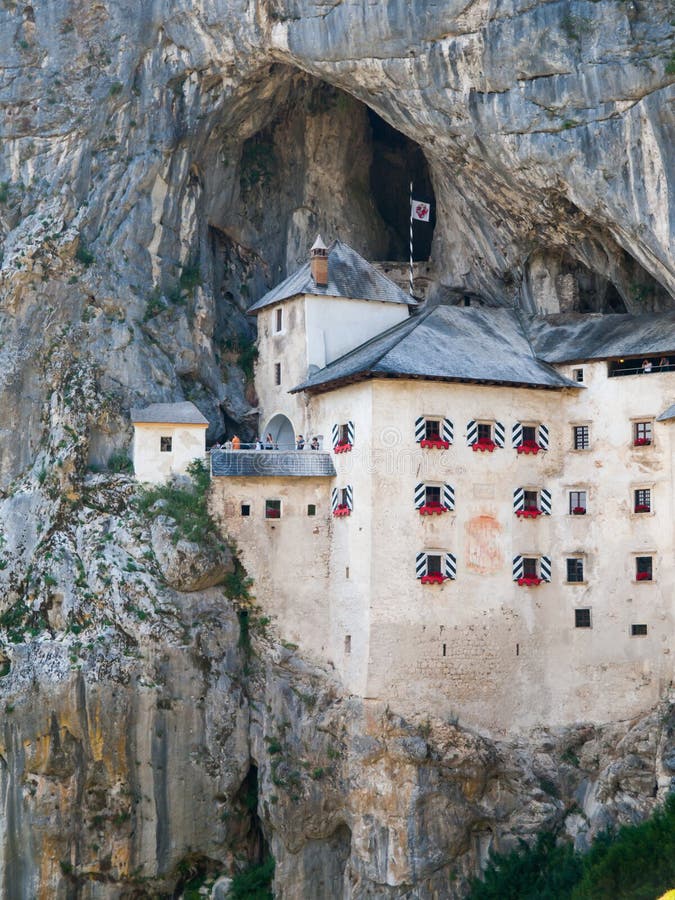 Predjama Castle stock image. Image of cave, defend, postojna - 58511717