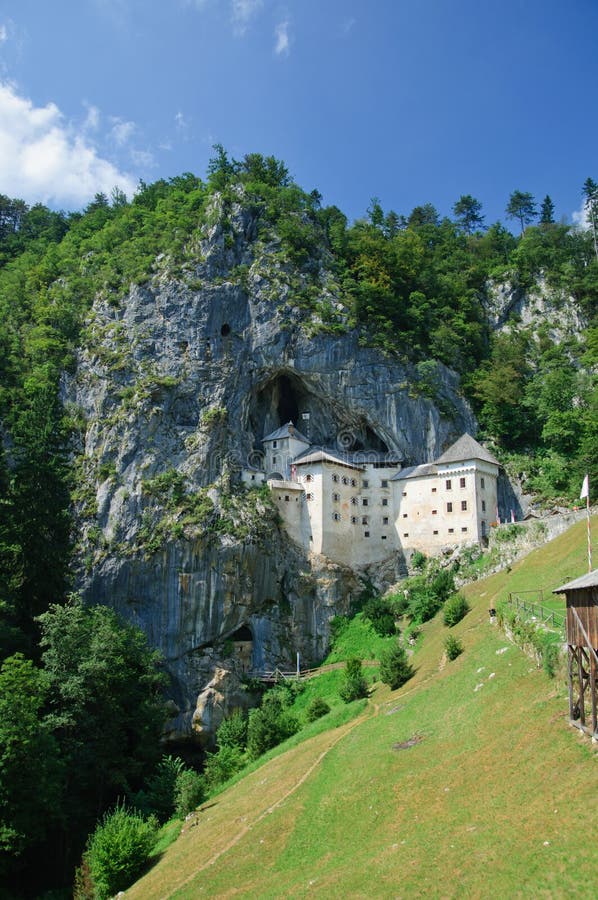 Predjama Castle in Postojna, Slovenia Stock Image - Image of landmark ...