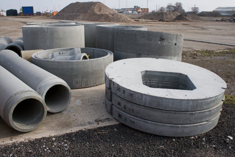 Prefab Concrete Sections stock photo. Image of cement, building - 947920