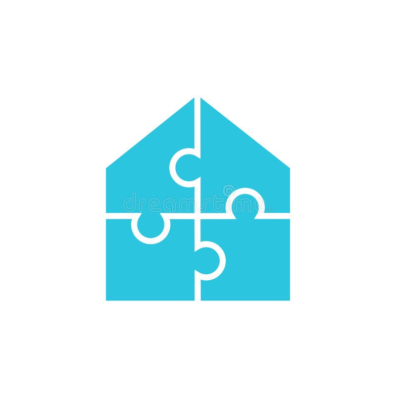 Prefab Home Icon on White Background. Stock Vector - Illustration of ...