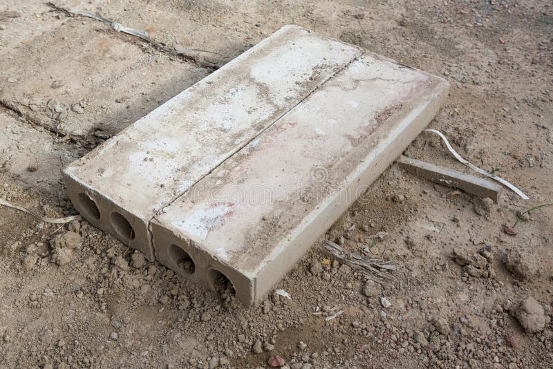 New Concrete Slabs For Pavements Stock Photo - Image of constructive ...