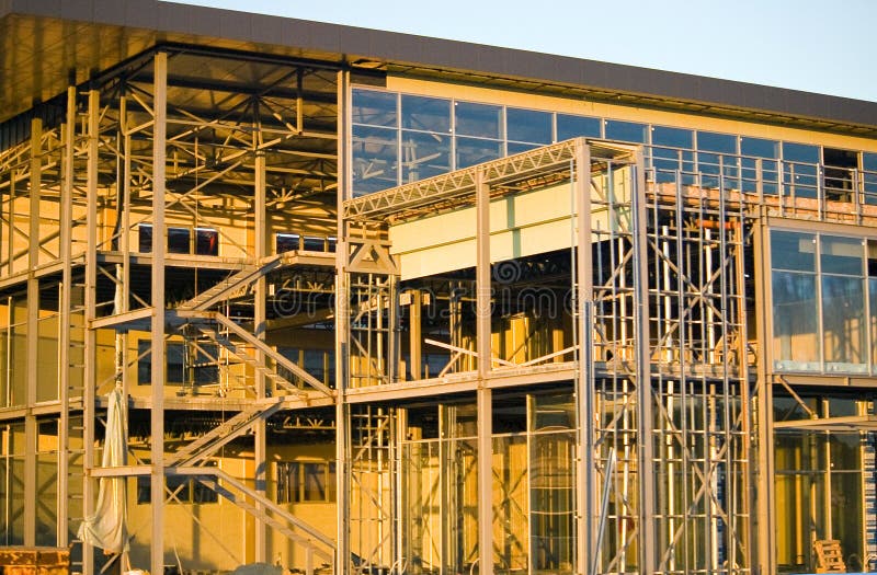 Prefabricated construction stock photo. Image of glass - 5907478