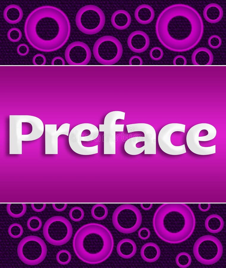 Preface Purple Pink Rings Stock Illustrations – 2 Preface Purple Pink ...