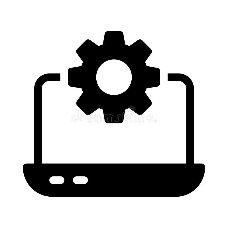 Preference Glyph Flat Vector Icon Stock Vector - Illustration of line ...