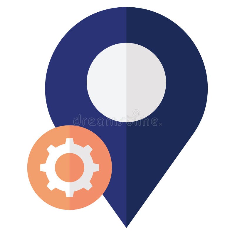 Preferences Location Isolated Vector Icon Which Can Easily Modify or ...