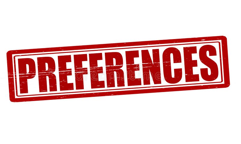 Preferences stock illustration. Illustration of liking - 109742000