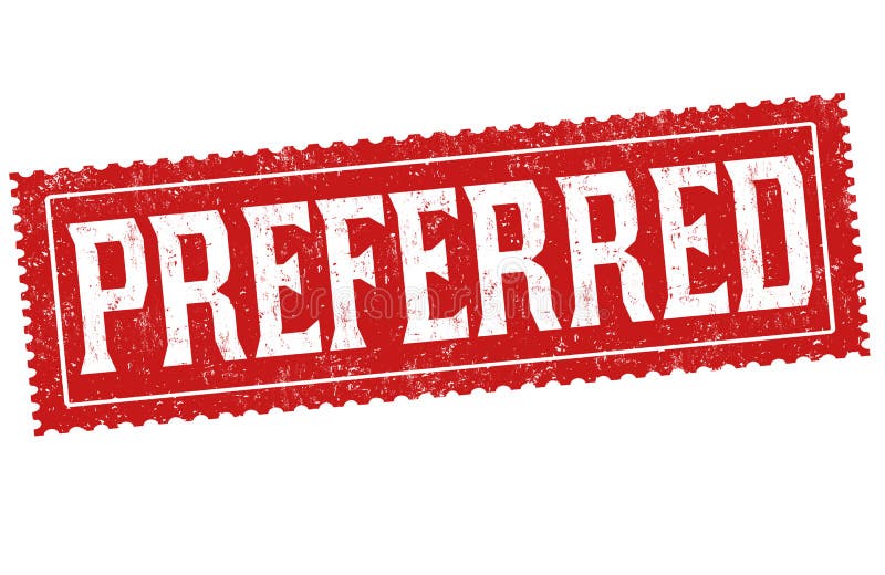 Preferred stamp stock illustration. Illustration of text - 73707167