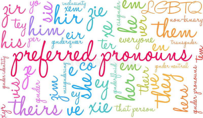 Preferred Pronouns Stock Illustrations – 288 Preferred Pronouns Stock ...
