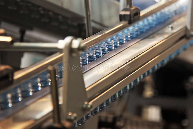 The preform conveyor stock image. Image of line, industrial - 161005289