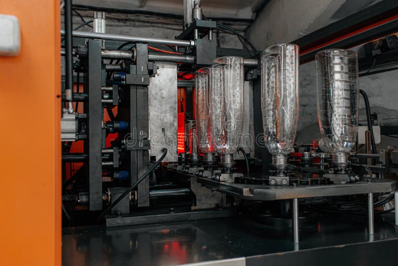 The Preform Shape of PET Bottle in the Blowing Mold Machine. the ...