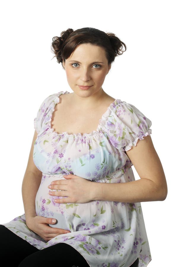 Pregnancy stock photo. Image of caucasian, cute, beautiful - 16118406