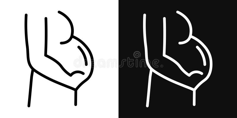 Pregnancy Complications Icon Stock Illustration - Illustration of icon ...