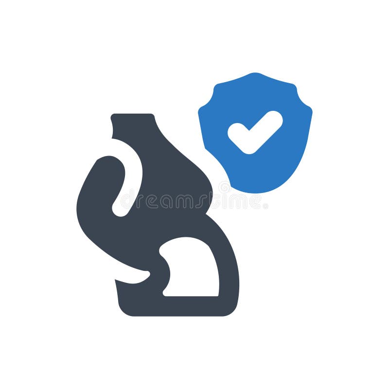 Pregnancy insurance icon stock vector. Illustration of protection ...