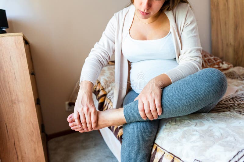 Pregnancy Leg Pain Woman. Pregnant Girl Have Foot Cramp, Ankle Leg Pain ... Pregnancy Leg Pain Woman. Pregnant Girl Have Foot Cramp, Ankle Leg Pain ...