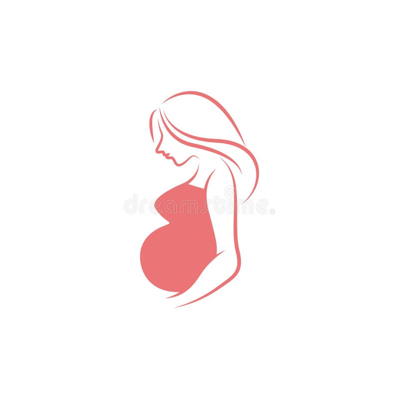 Pregnancy Logo Icon Design Illustration Stock Illustration ...