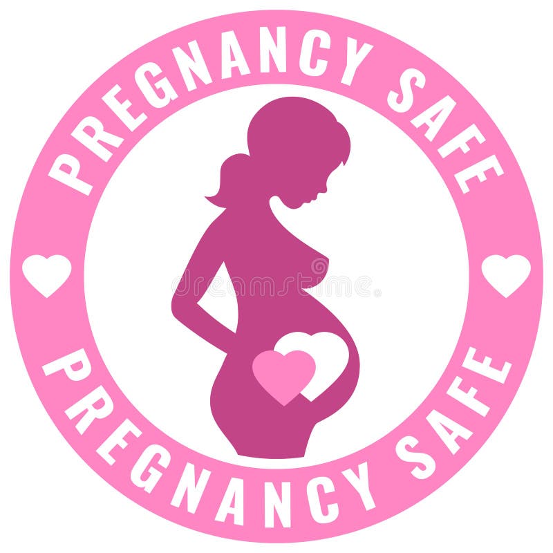 Pregnancy safe vector icon stock vector. Illustration of cosmetics ...