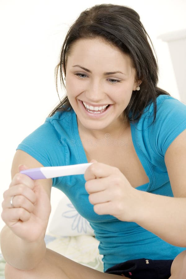Pregnancy Test stock photo. Image of unhappy, fertilize - 8792638