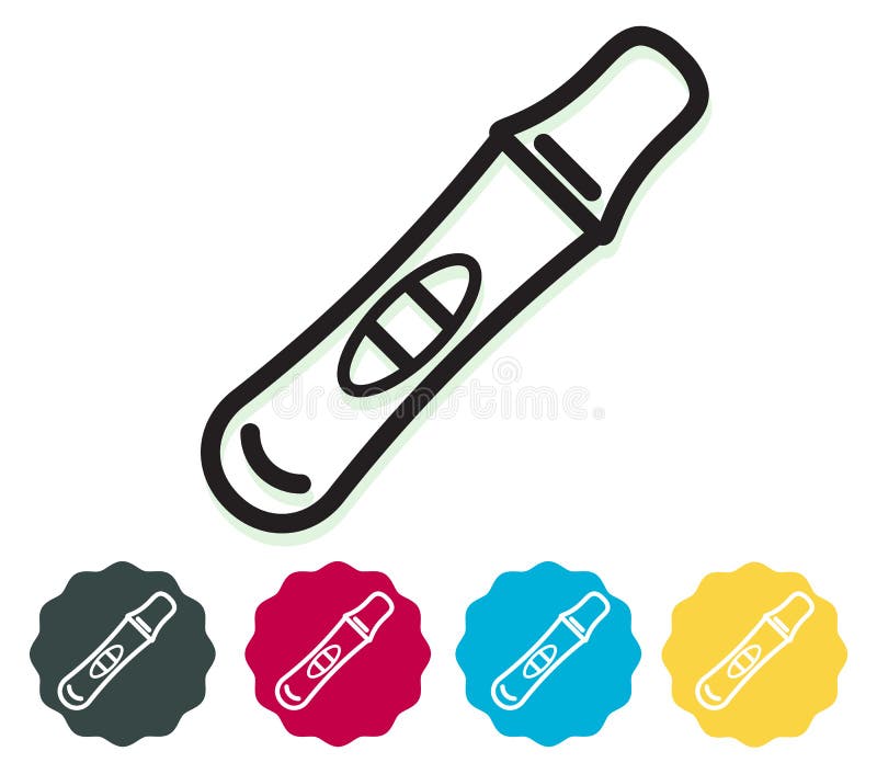 Pregnancy Test Icon stock vector. Illustration of medical - 178722845