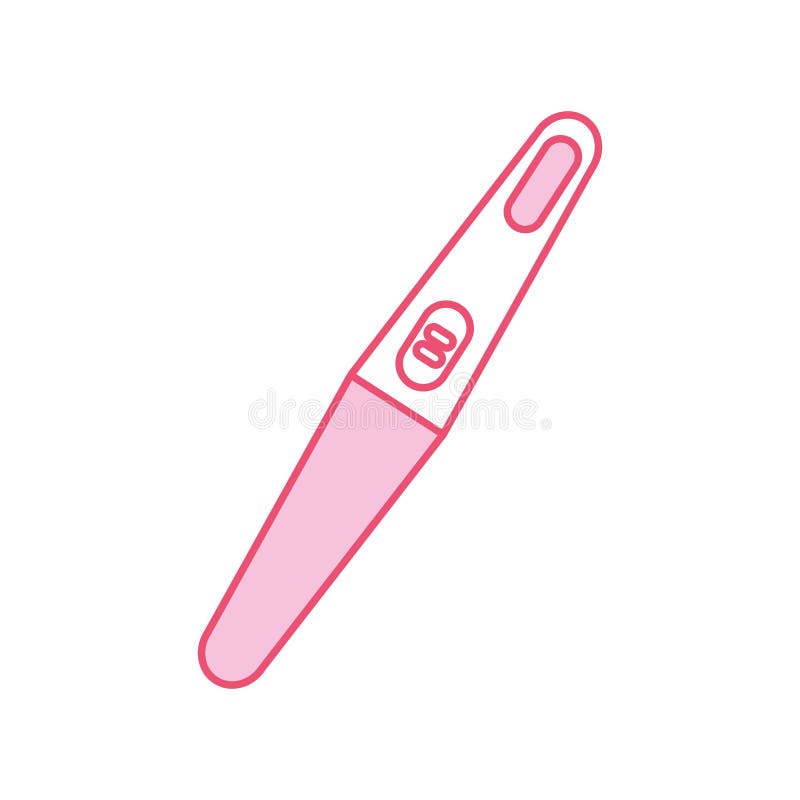 Pregnancy Test Isolated Icon Stock Vector - Illustration of icon ...