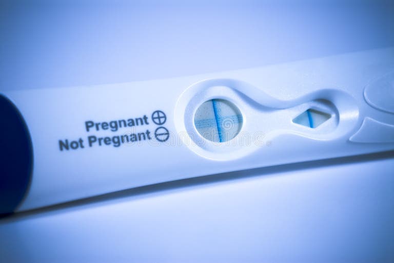 Pregnancy test positive stock image. Image of stress, happiness - 4311729