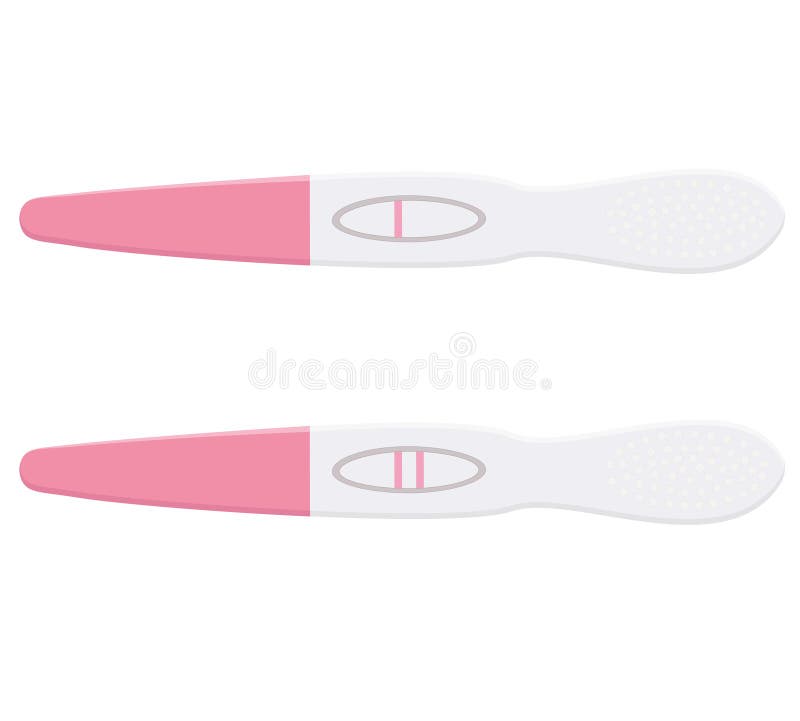 Positive Pregnancy Test Cartoon Icon Stock Illustrations 199 Positive