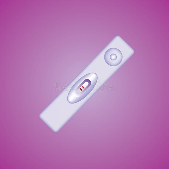 Pregnancy Test Strip. Vector Illustration Decorative Design Stock ...