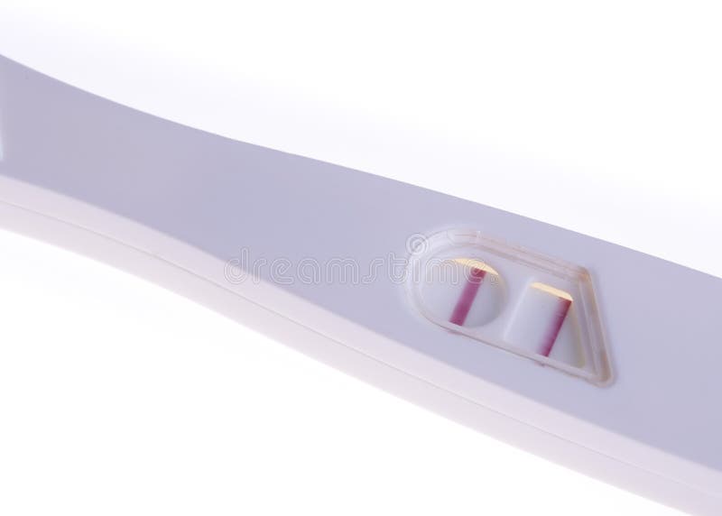 The Pregnancy Tests Positive, Isolated Stock Photo - Image of hormone ...