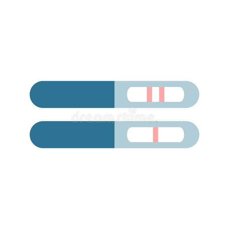 Positive Pregnancy Test Cartoon Icon Stock Illustrations 100 Positive