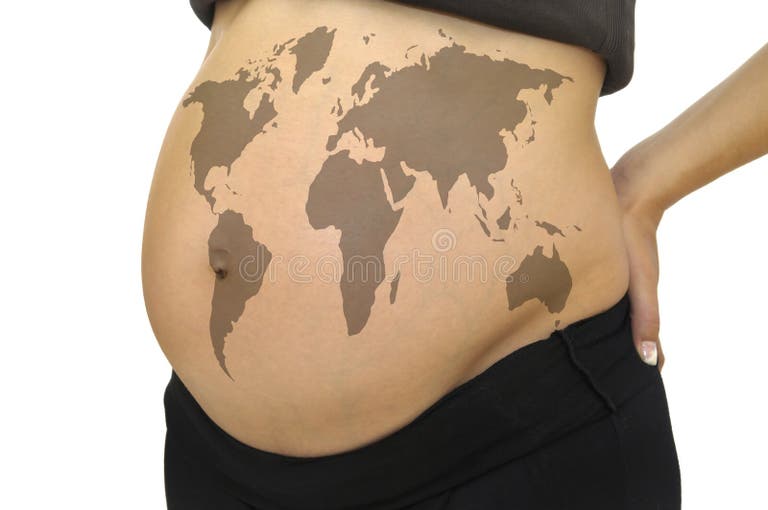 Pregnant belly map stock image. Image of human, care - 10700701