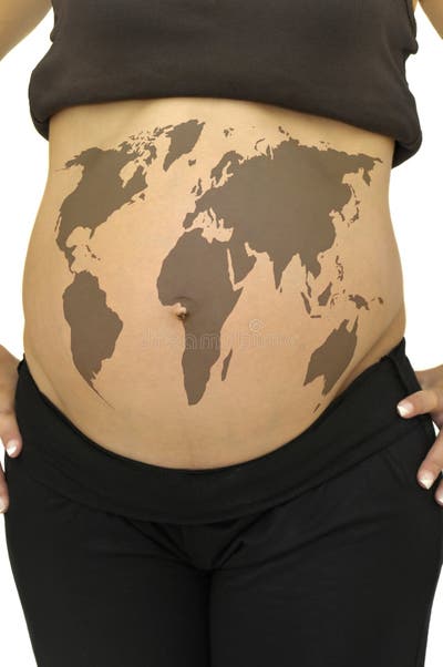 Pregnant belly map stock image. Image of pregnancy, beautiful - 11522881
