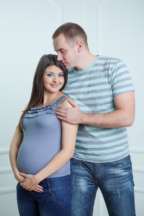 Young pregnant couple stock photo. Image of healthy, people - 26413834