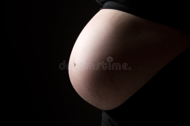 Pregnant Ladies Bump stock image. Image of family, isolated - 12710851