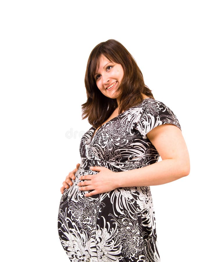 Pregnant lady stock photo. Image of happiness, care, happy - 4435410
