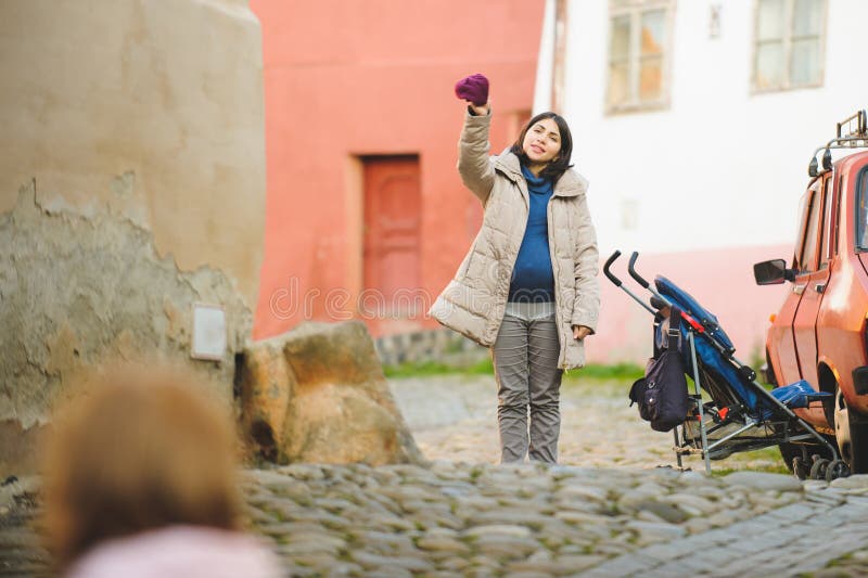 Pregnant Mother Calling Daughter Stock Photos - Free & Royalty-Free ...